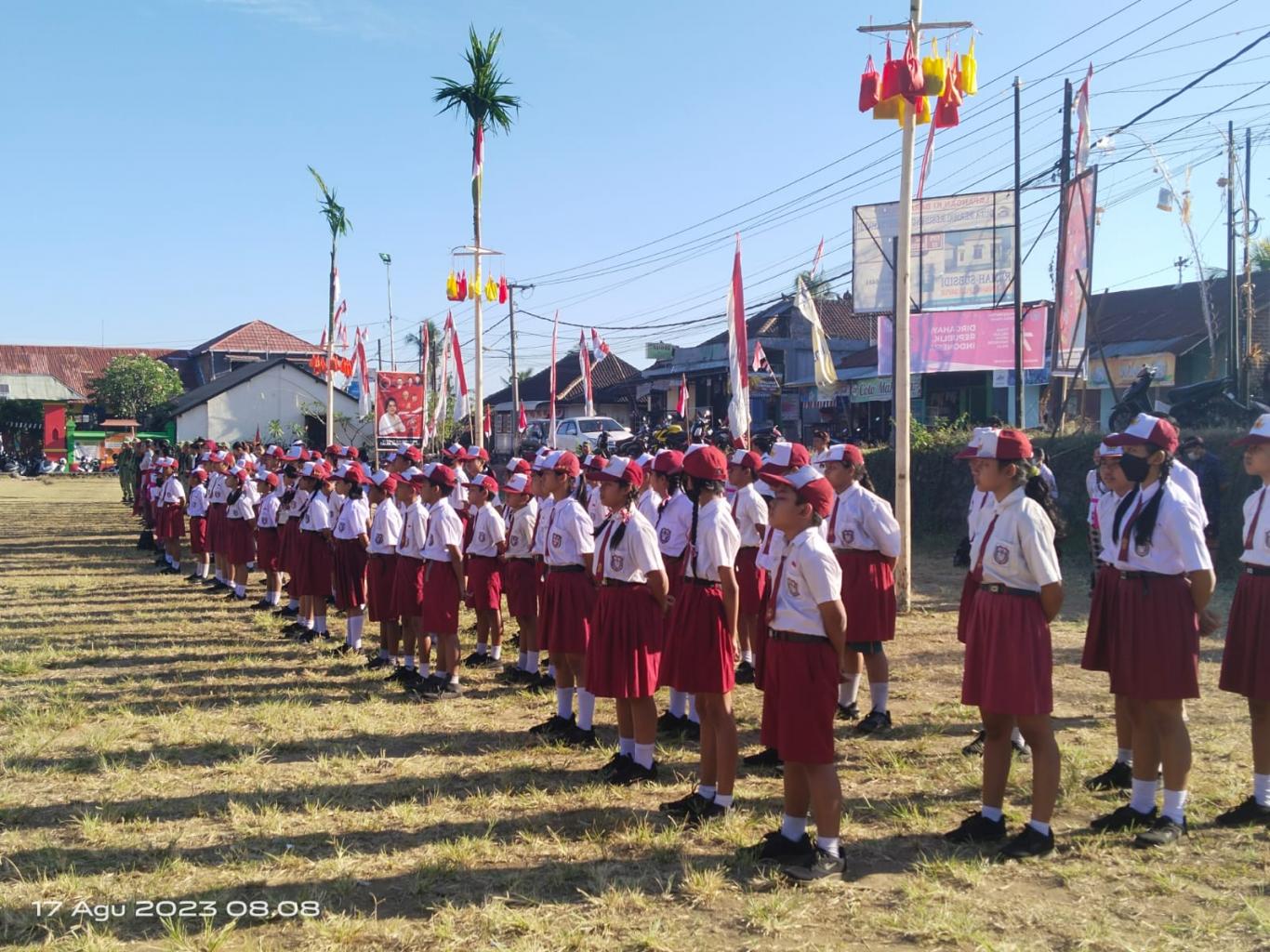 UPACARA HUT PROKLAMASI KEMERDEKAAN KE- 78 di DESA PANJI BERLANGSUNG ...